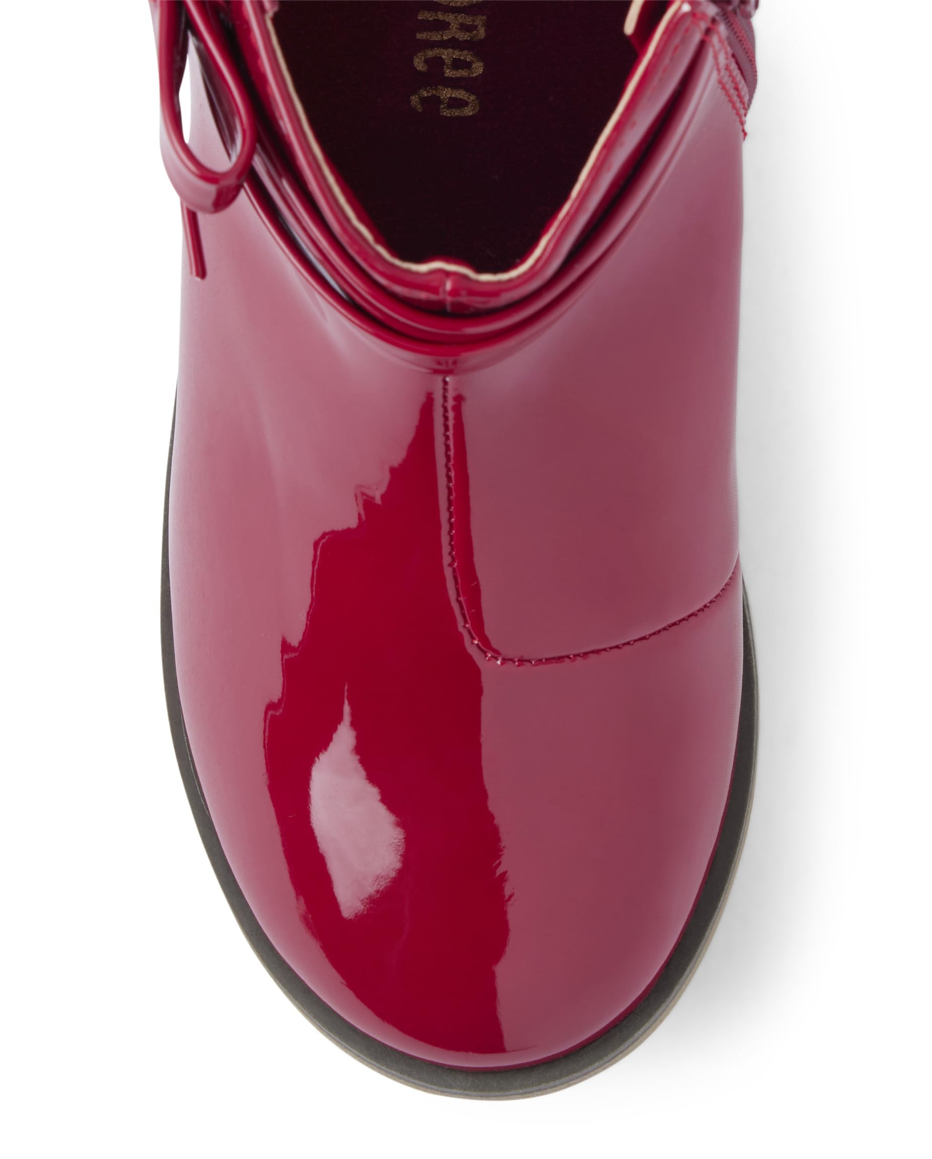 Gymboree,and Toddler Faux Leather Booties Ankle Boot,Red,Youth 2