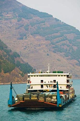 Posterazzi Container Ship Mountains in The Background Yangtze River Fengdu Chongqing Province China Poster Print by Panoramic Images, (24 x 36), Varies