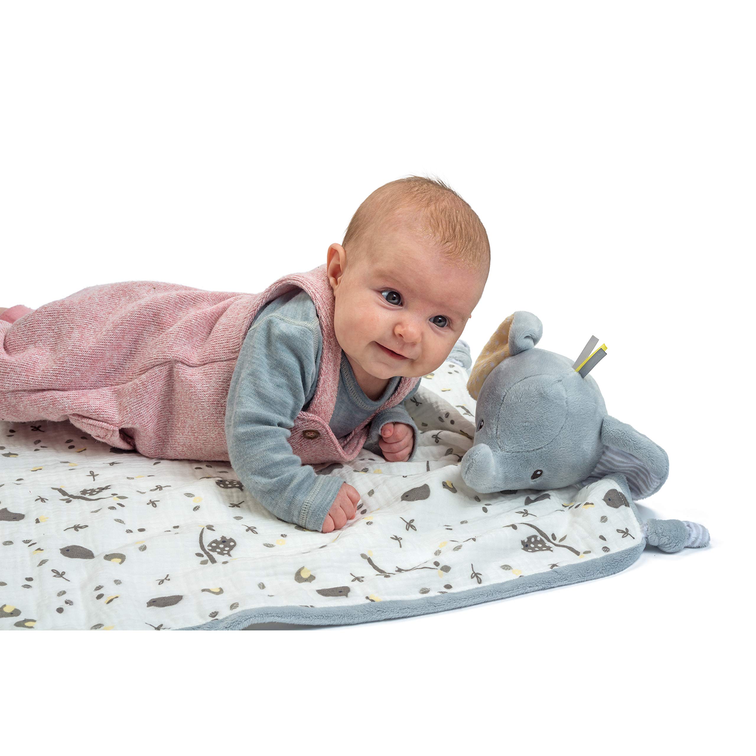 Douglas Baby Joey Gray Elephant Blanki Lovey Blanket