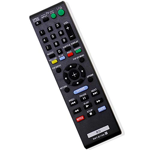 New Replaced Remote RMT-B119A fit for Sony BDP-BX110 BDP-BX310 BDP-BX510 BDP-BX59 BDP-S1100 BDP-S3100 BDP-S390 BDP-S5100 BDP-S590 BDPBX39 BDPBX59 BDPS390 BDPS390WM BDPS590 BLU-RAY DISC Player