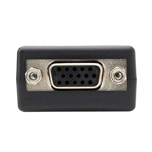 Tripp Lite DisplayPort to VGA Video Adapter, DP to VGA Video Converter, Active Display Adapter (M/F), 6 in. (P134-06N-VGA), Black