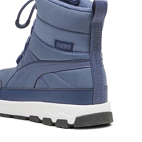 PUMA Evolve Boot Alternative Closure Snow Shoe, Inky Blue-Persian Blue White, 1 US Unisex Little Kid