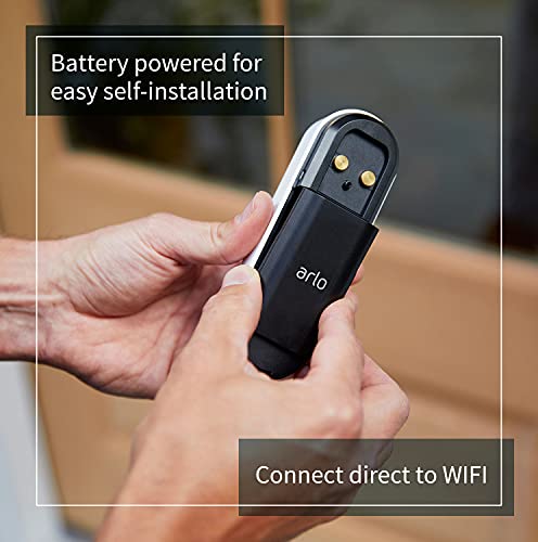 Arlo Essential Wireless Video Doorbell & Chime 2 Bundle, 1080p HD doorbell Camera HD, 2-Way Audio, Package Detection, Motion Detection and Alerts, Built-in Siren, Night Vision, AVDK2001, White