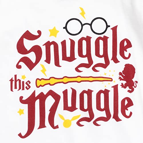 Harry Potter Infant Baby Boys Pajama Shirt and Pants Set White/Red 18 Months