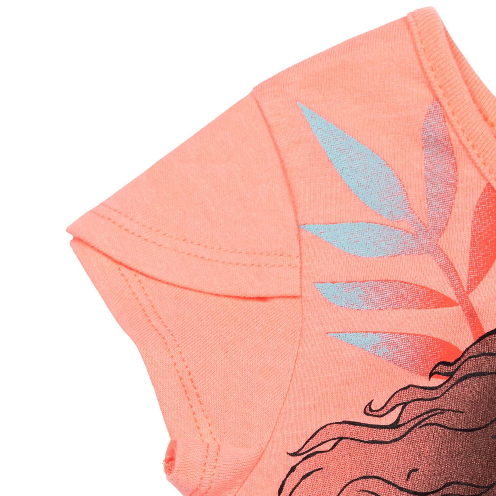 Disney Moana Toddler Girls Graphic T-Shirt Mesh Skirt and Scrunchie 3 Piece Outfit Set 5T