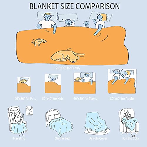 Daiitokuo Cardinal Birds Leaf Merry Christmas Luxury Fleece Microfiber Lightweight Plush Ultra-Soft Throw Blanket Fuzzy Blankets for Bed Couch Sofa 50"x40" for Kid