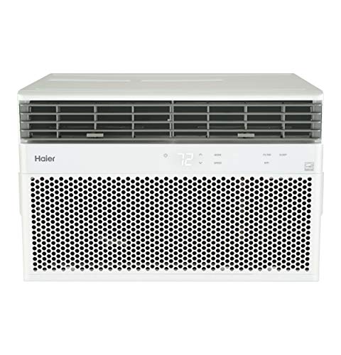 Haier Window Air Conditioner 14000 BTU, Wi-Fi Enabled, Energy-Efficient Cooling for Large Rooms, 14K BTU Window AC Unit with Easy Install Kit, Control Using Remote or Smartphone App