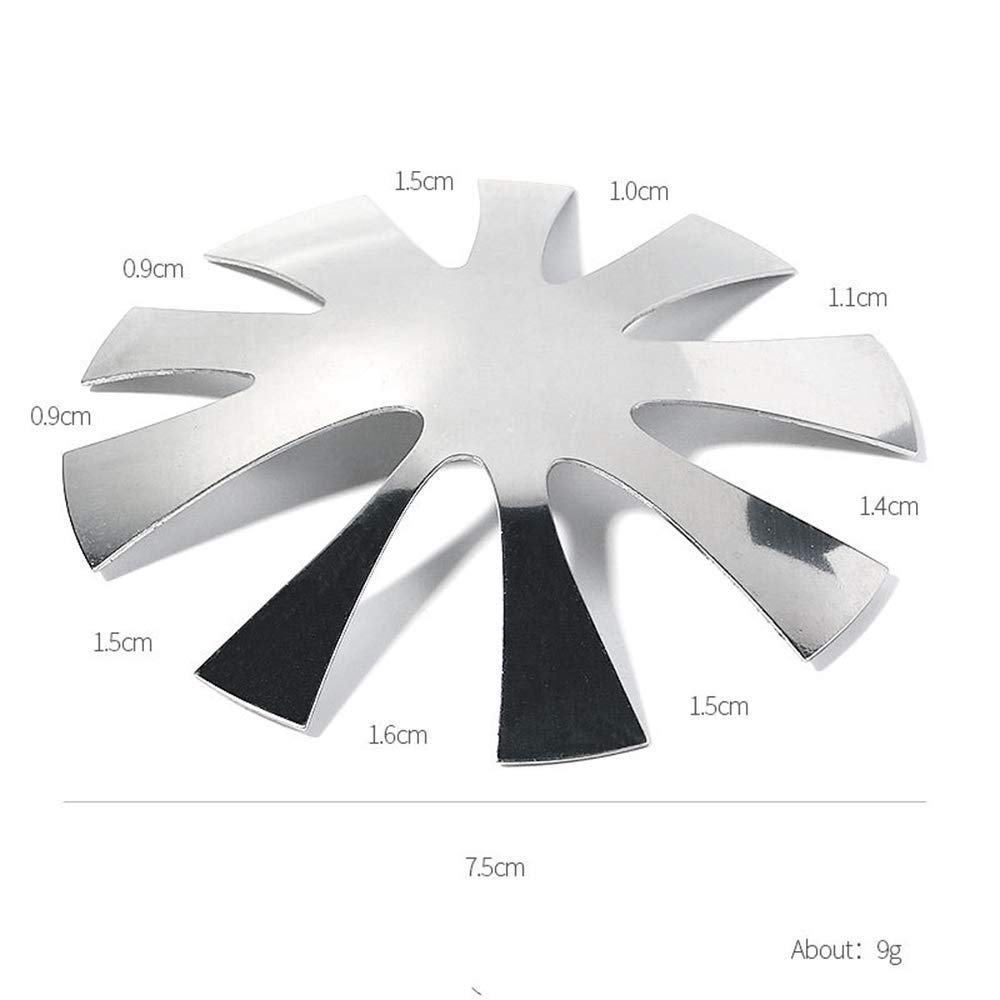 Silver Acrylic French Nails Nail Cutter Almond Shape Tips Manicure Edge Trimmer Pro 9 Size Easy French Smile Cut V Line Easy French Cutter Nail Art Tool Kit Acrylic Nail Tools
