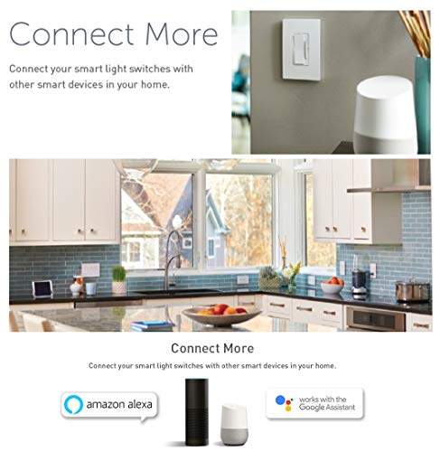 Legrand - Pass & Seymour Radiant WWRL10LACCV2 Enabled, Light Almond Smart Wi-Fi Switch