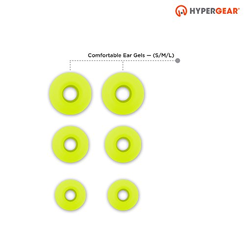 HyperGear dBm Wave in-Ear Earphones with Microphone, Noise Isolation Earbuds w/Precision Bass Sound Compatible for iPhones, Galaxy, iPad/Tablets + Fits Most 3.5mm Jack [Green]