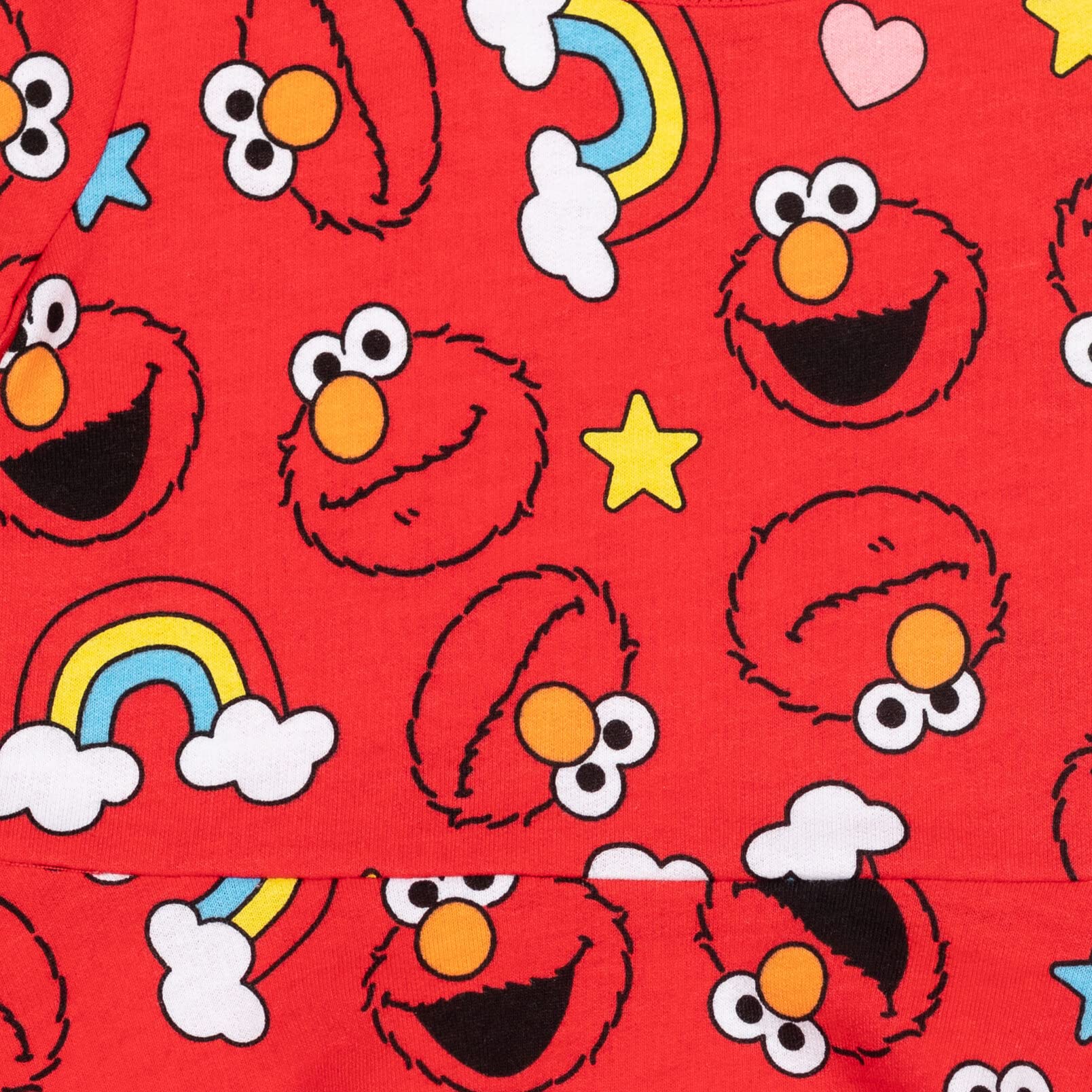 Sesame Street Elmo Toddler Girls Dress and Scrunchie Red 3T