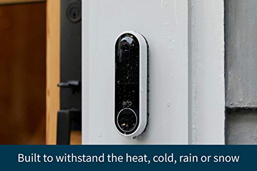 Arlo Essential Wire-Free Video Doorbell White with Echo Show 5 (2nd Gen, 2021 Release) Charcoal Bundle