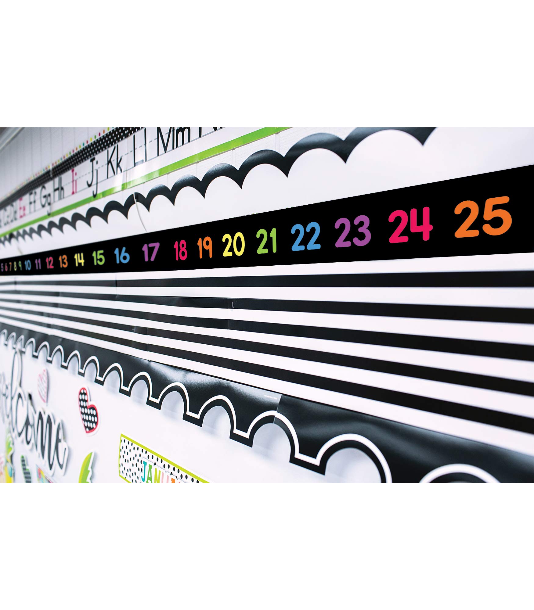 Carson Dellosa | Numbers 0–120 Mini Bulletin Board Set | 16pcs