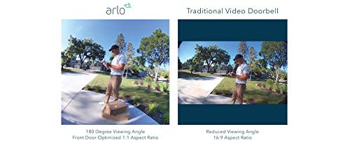 Arlo Essential Wire-Free Video Doorbell White with Echo Show 5 (2nd Gen, 2021 Release) Charcoal Bundle