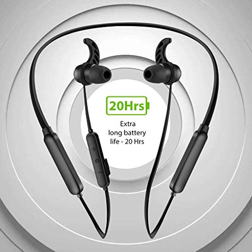 Avantree NB16 & HS910, Bundle Bluetooth Neckband Headphones Earbuds for TV PC, No Delay, 20 Hrs Playtime & Neckband Headphone Holder Stand on Desk
