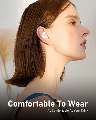 Bluetooth Earbuds Wireless Sleep Headphones Wireless Earphones with Microphones Noise Cancelling Invisible Sleep Earbuds for Side Sleepers 7-Hours Battery Life