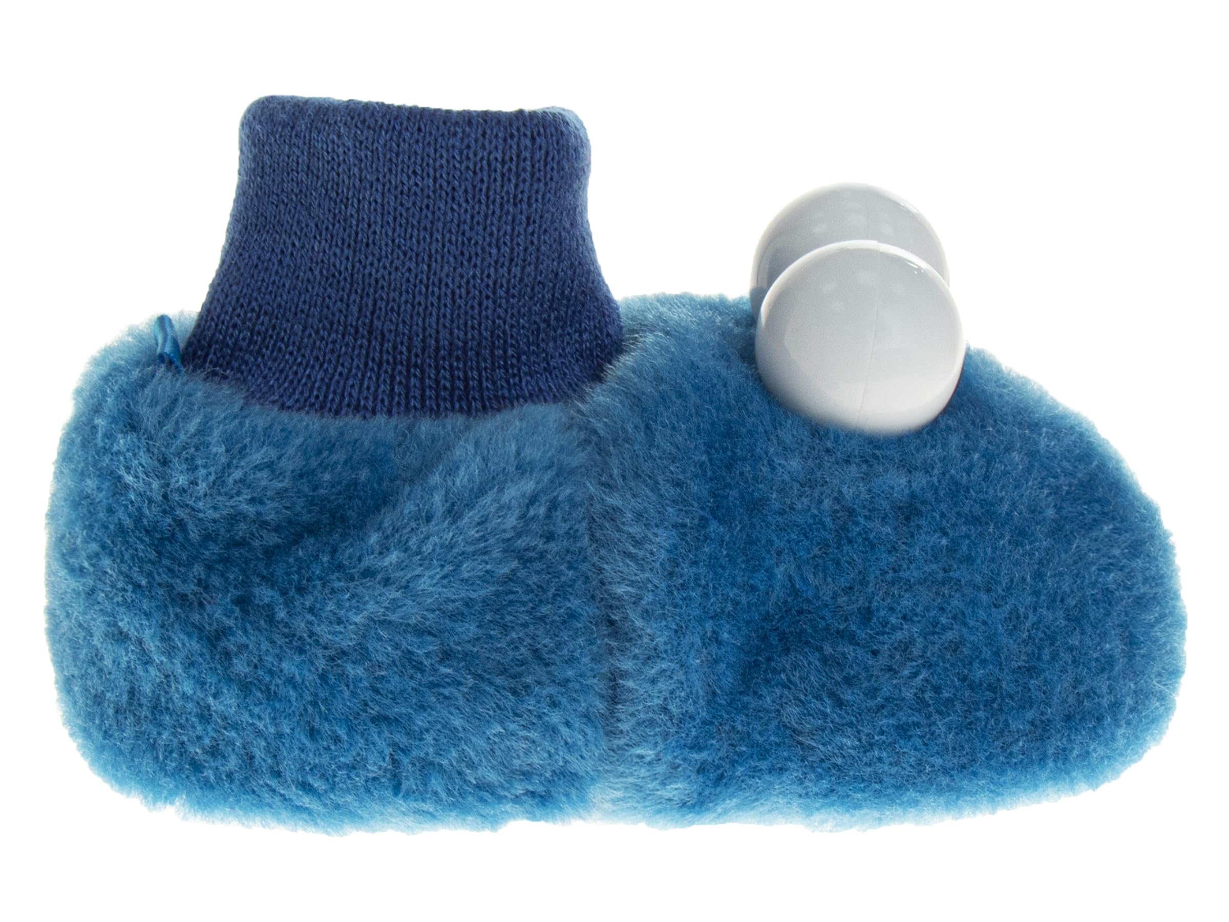 Sesame Street Unisex-Baby Cookie Monster Puppet Slipper, Blue, 7/8 Child US Toddler