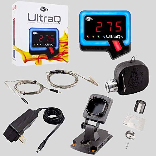 BBQ Guru's UltraQ Bluetooth/Wi-Fi BBQ Temperature Controller Universal Kit for Grills and Smokers