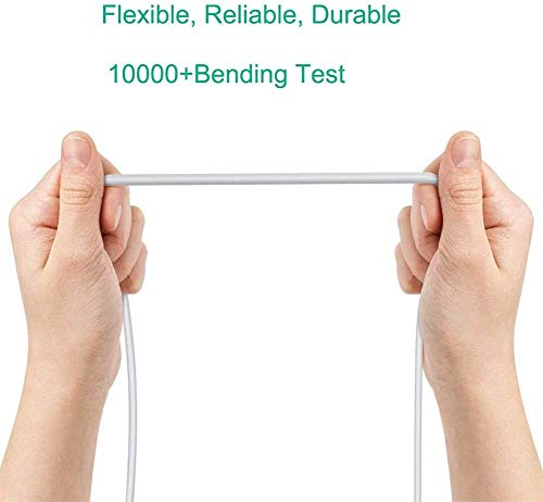 Smays 25ft Extension Cord Replacement for Wyze Cam Pan V2 V3, Yi Home Camera, Micro USB Cable 8M Long White (3-Pack)