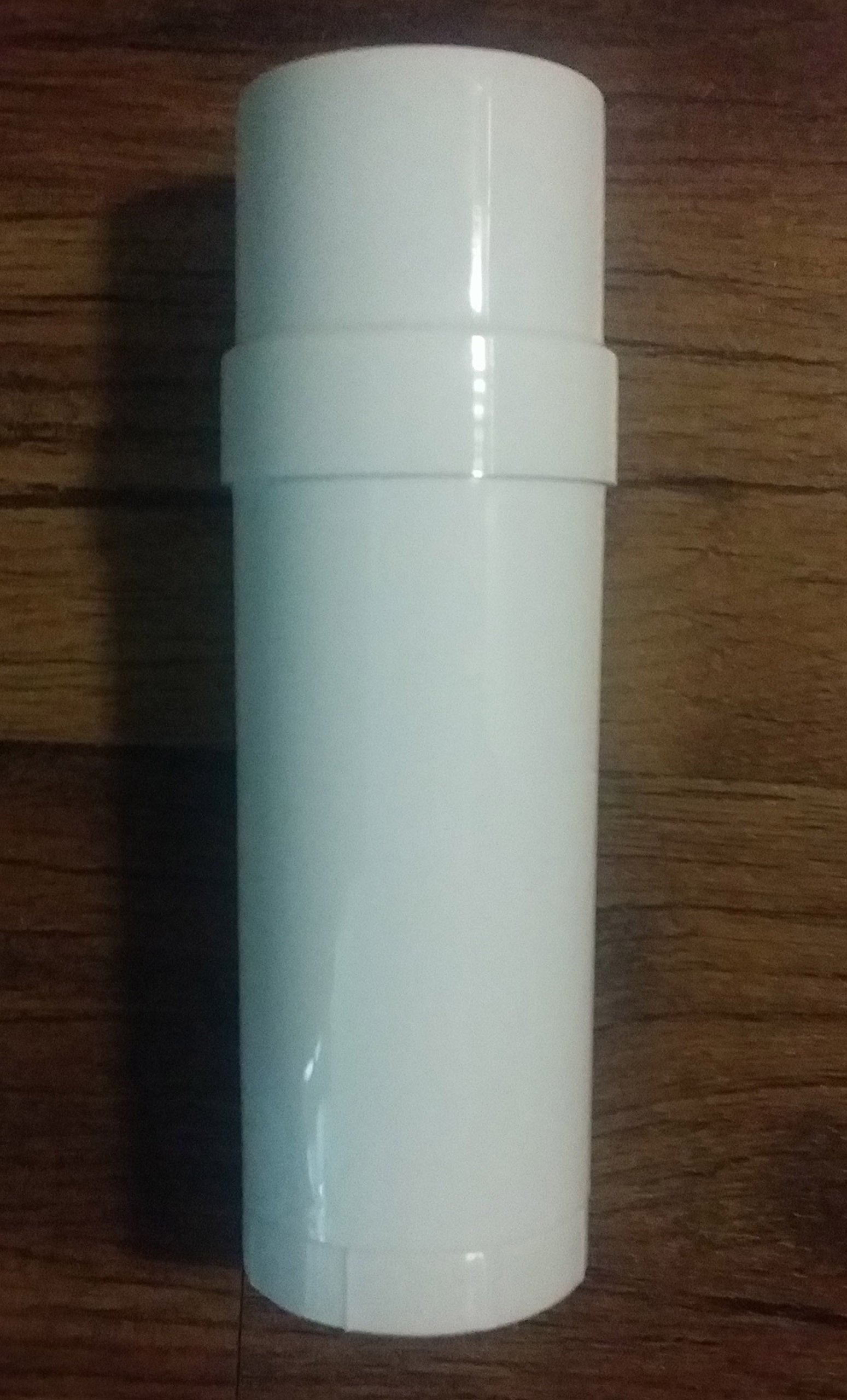 6 ct. Deodorant Twist-up Empty Containers (White) - for lotion bar, heel balm etc. (2 oz.)