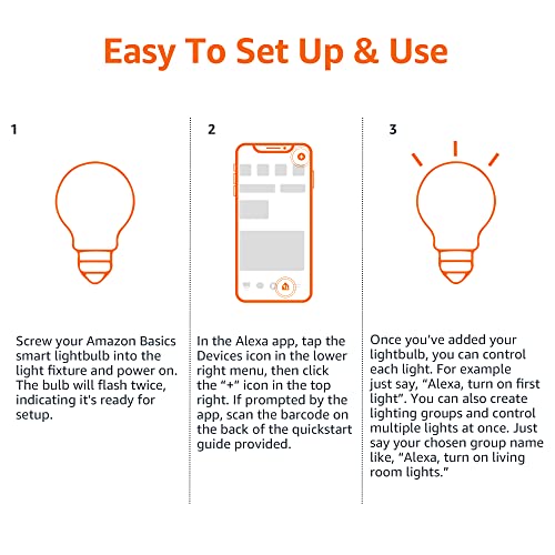 Echo (4th Gen)| Glacier White with Amazon Basics Smart Color Bulb