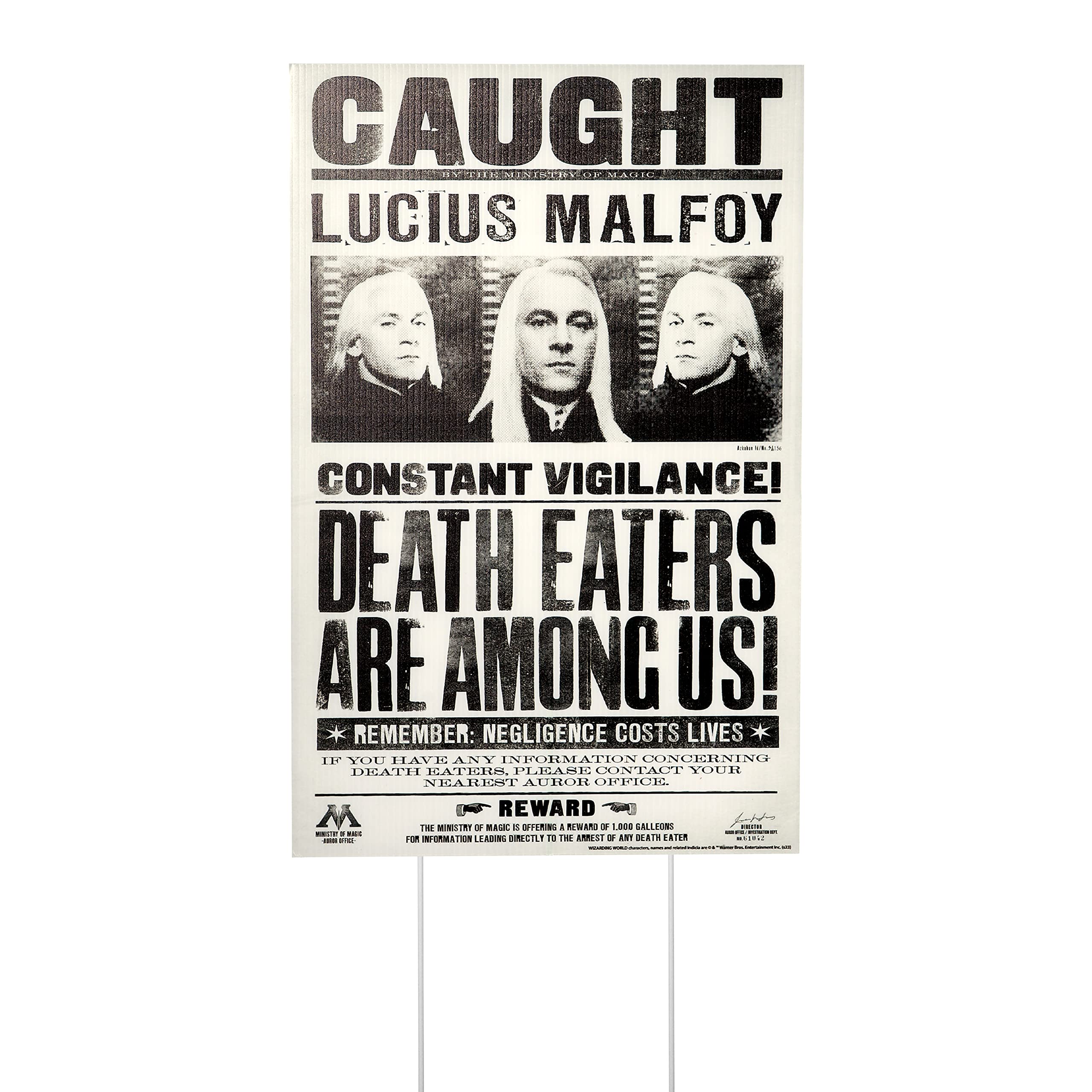 Rubie's Harry Potter Wanted Poster Signs Lawn Décor, As Shown, One Size