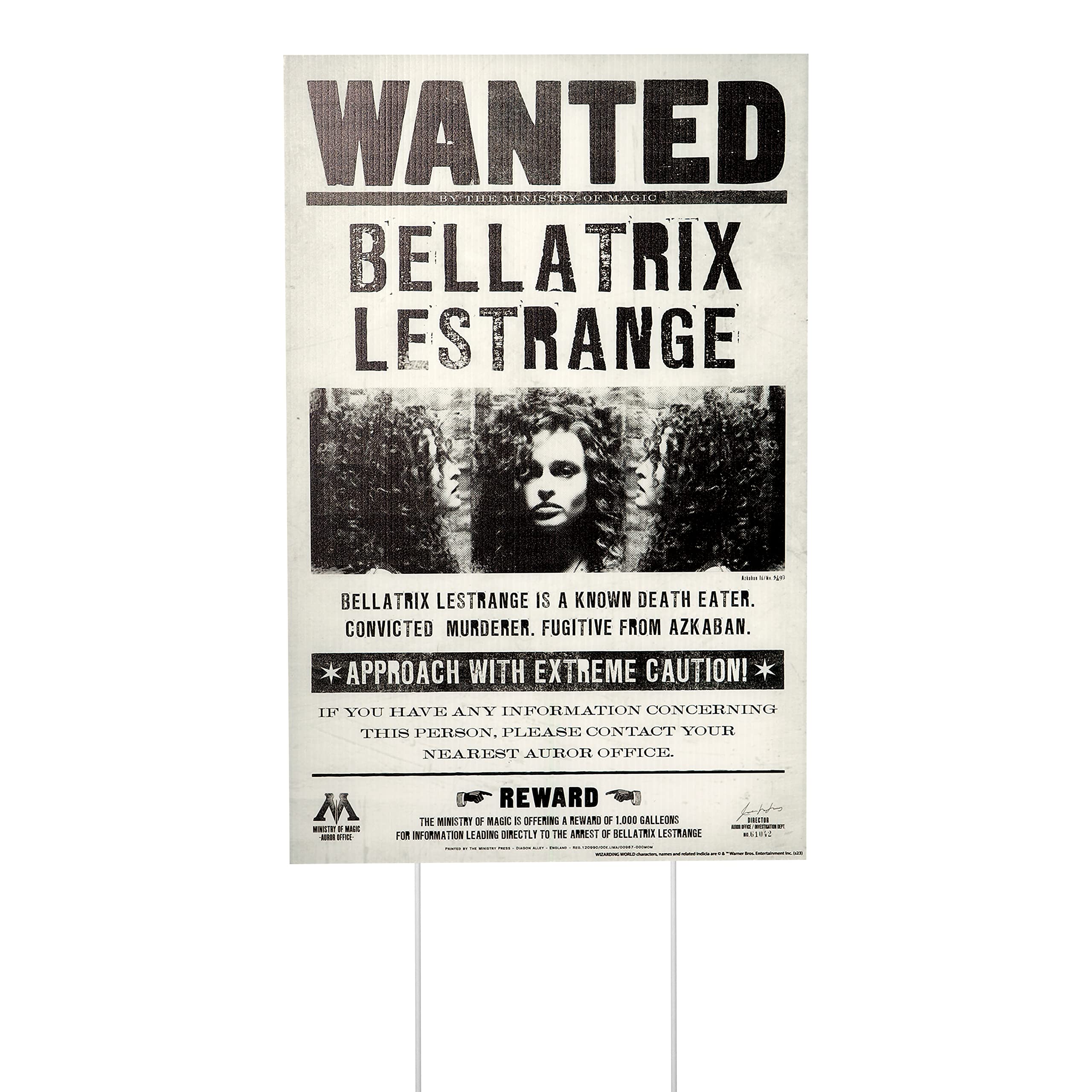 Rubie's Harry Potter Wanted Poster Signs Lawn Décor, As Shown, One Size
