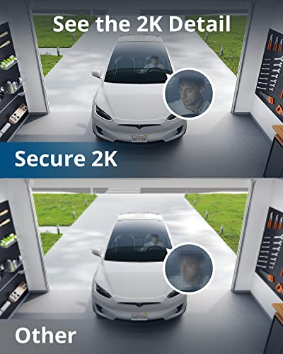 eufy Security Garage-Control Cam Plus with Sensor, Smart Garage Control, 2-Door Control, Detects Open/Close Status, 2K HD, No Monthly Fee, AI Human Detection, 2.4GHz Wi-Fi Only