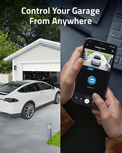 eufy Security Garage-Control Cam Plus with Sensor, Smart Garage Control, 2-Door Control, Detects Open/Close Status, 2K HD, No Monthly Fee, AI Human Detection, 2.4GHz Wi-Fi Only