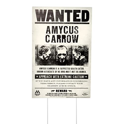 Rubie's Harry Potter Wanted Poster Signs Lawn Décor, As Shown, One Size