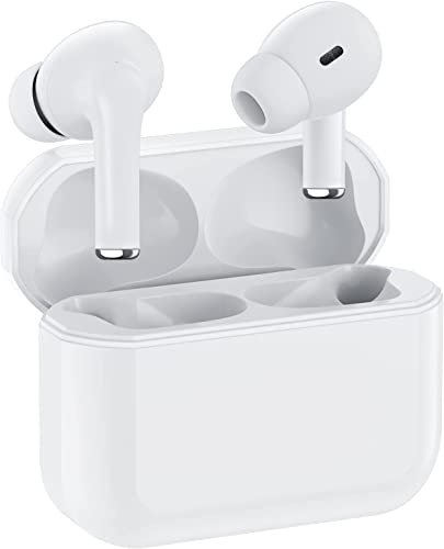 Lasuney IPX8 Waterproof Bluetooth 5.0 True Wireless Earbuds with Wireless Charging Case and mic, 30H Cyclic Playtime Headphones for iPhone Android, in-Ear HI-FI Stereo Earphones Headset for Sport