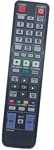 Smartby New Remote Control AK59-00104R for Samsung BD-C5300 BD-D5490 BD-C5500C BD-D5700 BD-C6500 BD-C5900 BD-C6900 BD-C6800/XAA BD-C6600/XAA BD-D5250C BD Blu-Ray DVD Player