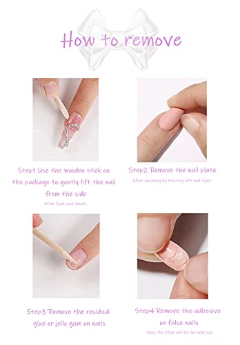 Halloween Press on Nails Long Coffin Fake Nails Full Cover Nightmare Christmas Nails Spider Web False Nails with Designs Rhinestones Matte Glue on Nails Artificial Nails for Women Girls 24Pcs