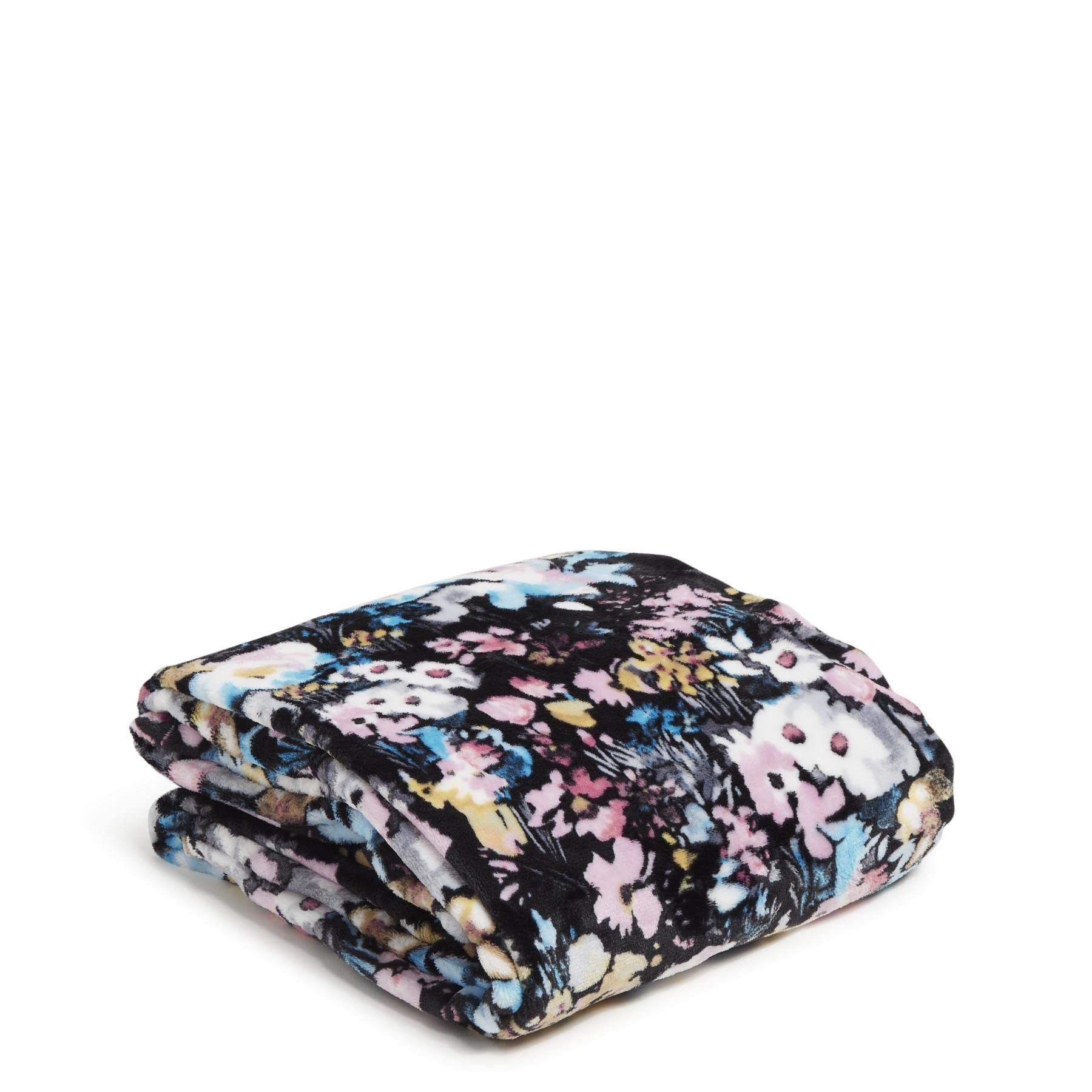 Vera Bradley Women's Fleece Plush Throw Blanket, Artist's Garden, 80 X 50