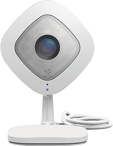 Arlo (VMC3040-100NAS) Q â Wired, 1080p HD Security Camera | Night Vision, Indoor Only, 2-Way Audio | Cloud Storage Included | Works with Alexa (VMC3040), White