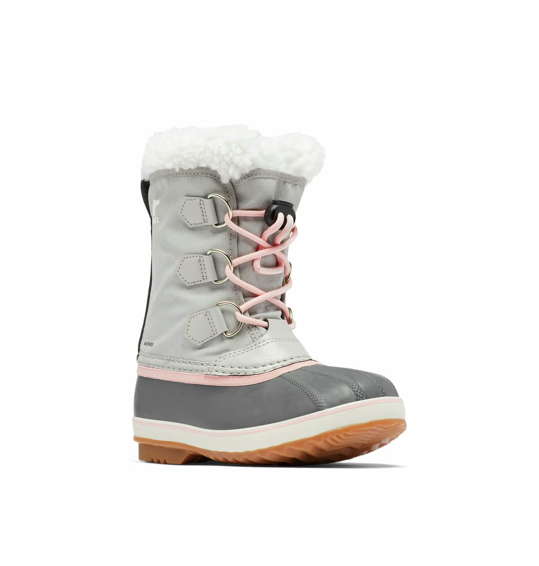 Sorel Youth Unisex Yoot PAC Nylon Waterproof Boots - Dove, Gum 2 - Size 2