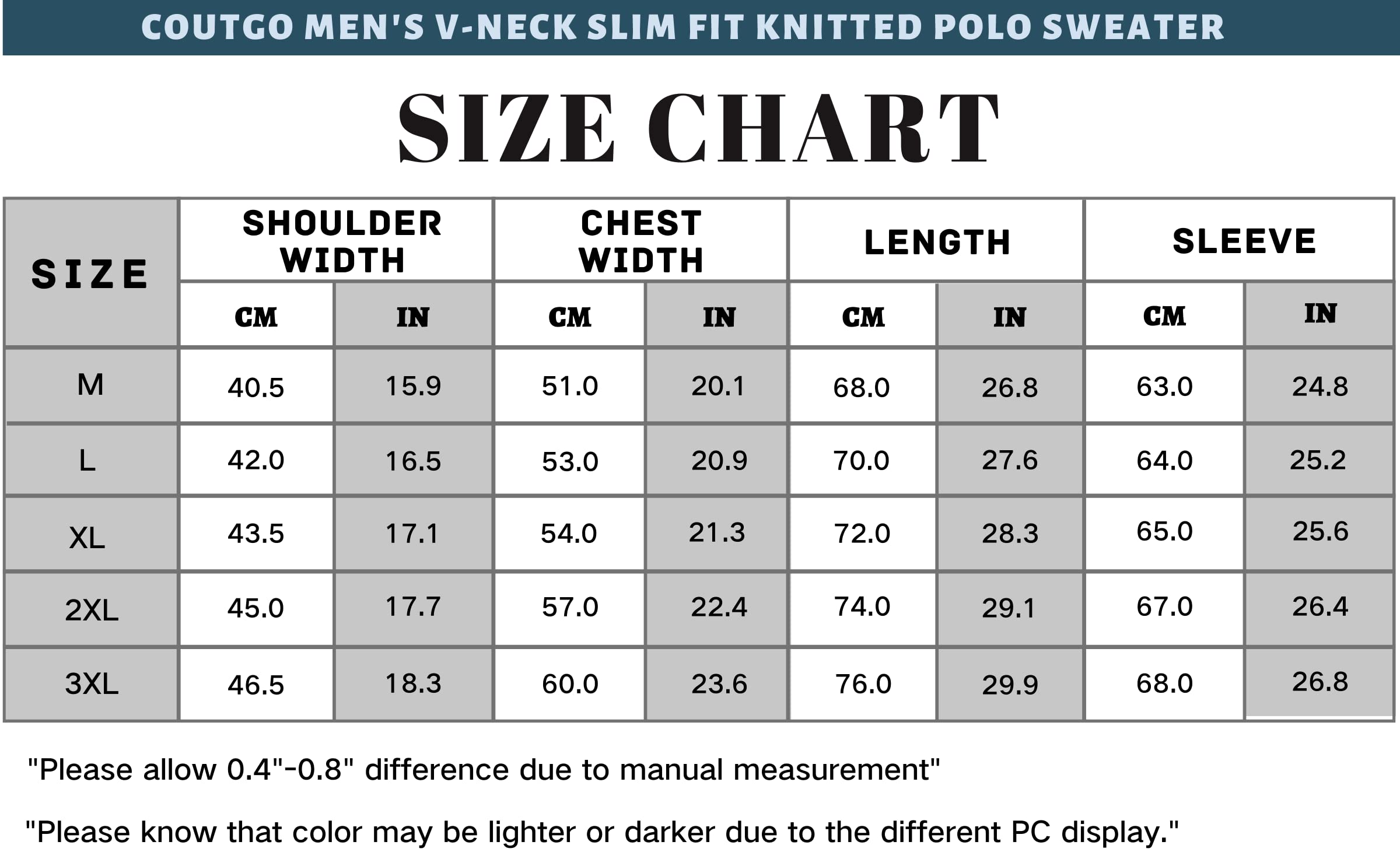Mens Polo Sweater Long Sleeve Knitted Slim Fit Pullover V-Neck Casual Striped Knitwear Tops