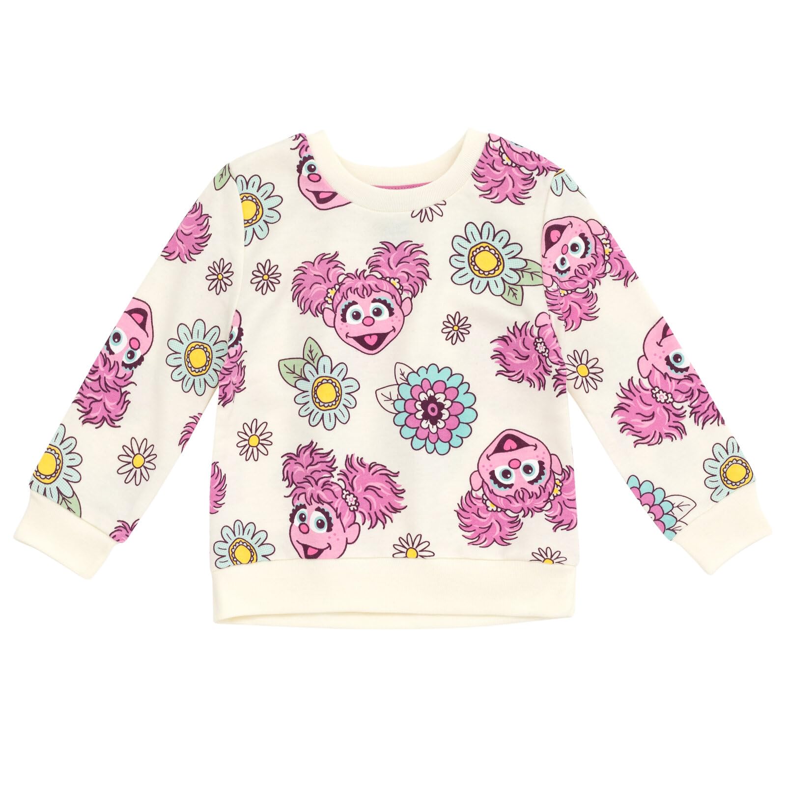 Sesame Street Abby Cadabby Infant Baby Girls French Terry Sweatshirt Pink 24 Months