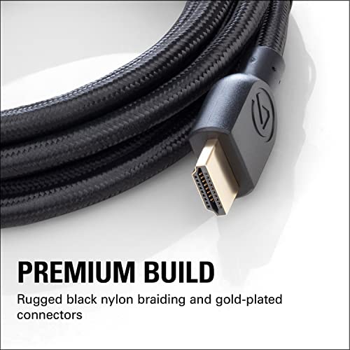 Elgato Ultra High Speed HDMI Cable β Certified HDMI 2.1, 48 Gbit/s, Supports 8K@60Hz, 4K@120Hz, Dynamic HDR, eARC, Dolby Atmos, Compatible with HD60 X, Sony PS4/PS5, Xbox Series X/S etc, 6.5ft