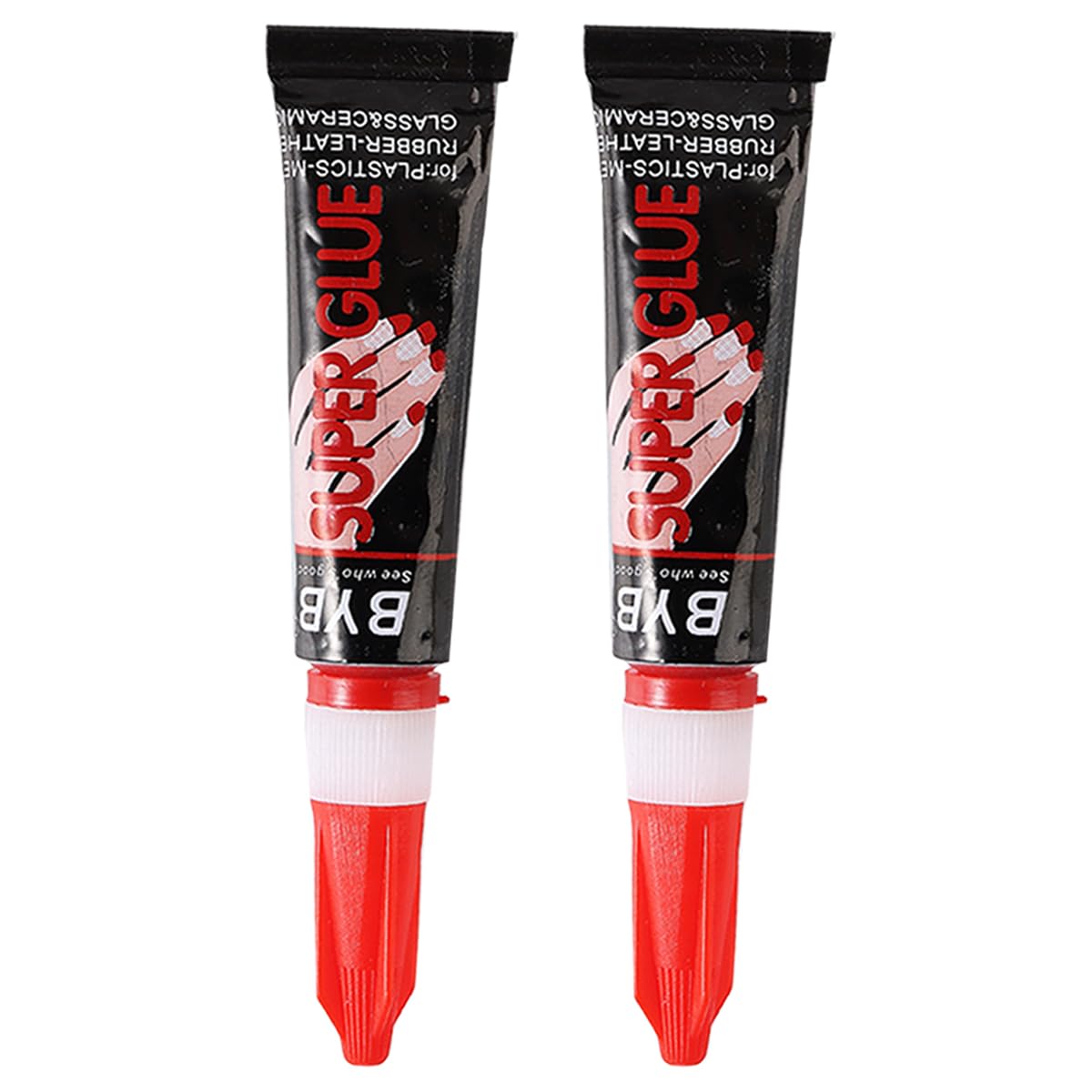 Nail Glue, Super Nail Glue for Acrylic Nails, Professional Nail Glue For Nail Tips for Press On Nails Long Lasting Acrylic Nail Glue For Nail Tips Pegamento Para Uñas Acrilicas Nails Glue 0.18OZ 2 Pcs