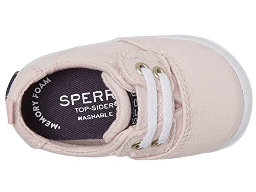 Sperry Kids Footwear Baby Spinnaker Crib Jr Washable Sneaker, Blush, 3 US Unisex Infant