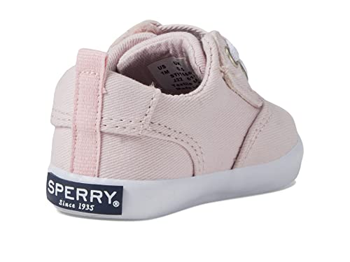 Sperry Kids Footwear Baby Spinnaker Crib Jr Washable Sneaker, Blush, 3 US Unisex Infant