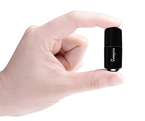 Edimax Wi-Fi 5 802.11ac Mini AC600 Dual-Band (2.4Ghz / 5Ghz) Adapter For PC USB Adapter Dongle, Win11 Plug-n-Play, Mac OS, Linux, EW-7811UTC