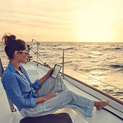 Kindle Oasis E-reader (Previous Generation - 9th) – Graphite, 7" High-Resolution Display (300 ppi), Waterproof, Built-In Audible, 32 GB, Wi-Fi - with Special Offers (Closeout)