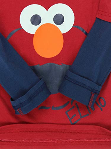 Sesame Street Elmo and Cookie Monster Boys Shirt for Infant and Toddlers Red
