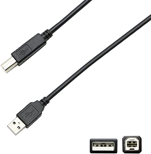 Printer Cord to Computer Compatible with Canon PIXMA TS9520, TS9521C,TS9120,TS9020,TS8320,TS8220,TS8120,TS6420, TS6220,TS6120,TS6020,TS5120,TS5320,TS3120,TS3320,TS202 Printer Cable 10 Feet
