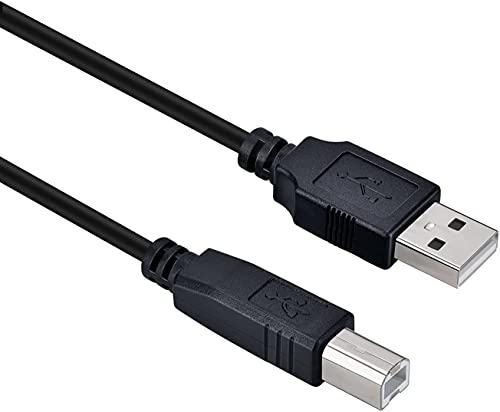 Printer Cord to Computer Compatible with Canon PIXMA TS9520, TS9521C,TS9120,TS9020,TS8320,TS8220,TS8120,TS6420, TS6220,TS6120,TS6020,TS5120,TS5320,TS3120,TS3320,TS202 Printer Cable 10 Feet