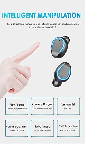 EYEARN Wireless Earbuds, Bluetooth 5.0 Headphones Earphones with Charging Case, in Ear Headset, Stereo Earphones Earbuds for Gym Exercises, Audio Books, Watching TV (This Will be The for