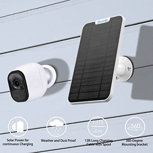4W Solar Panel Charging Compatible with Arlo Pro 2 only, with 13.1ft Waterproof Charging Cable, IP65 Weatherproof,Includes Secure Wall Mount(3-Pack)(Not Compatible with Arlo Pro)