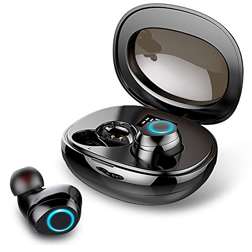 Wireless Earbud, Bluetooth 5.1 Headphones Mini Bluetooth Earbud with HD Mic, Bluetooth Earphones in Ear with USB C Charging Case, IP7 Waterproof Wireless Headphones, Deep Bass, 30H Headset for Sports